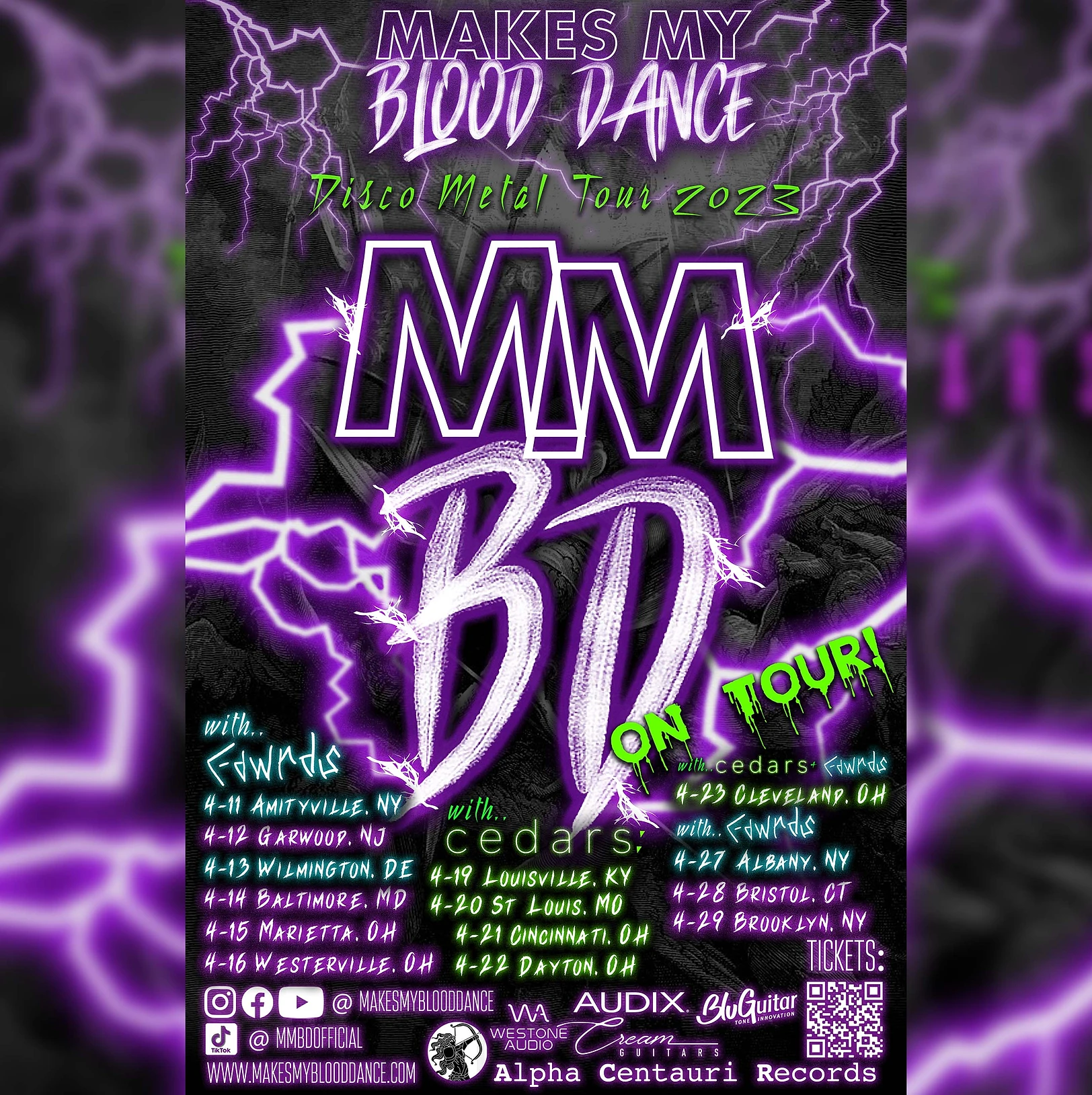 Makes My Blood Dance Headlines The Metal Disco Tour This April - Moosic ...